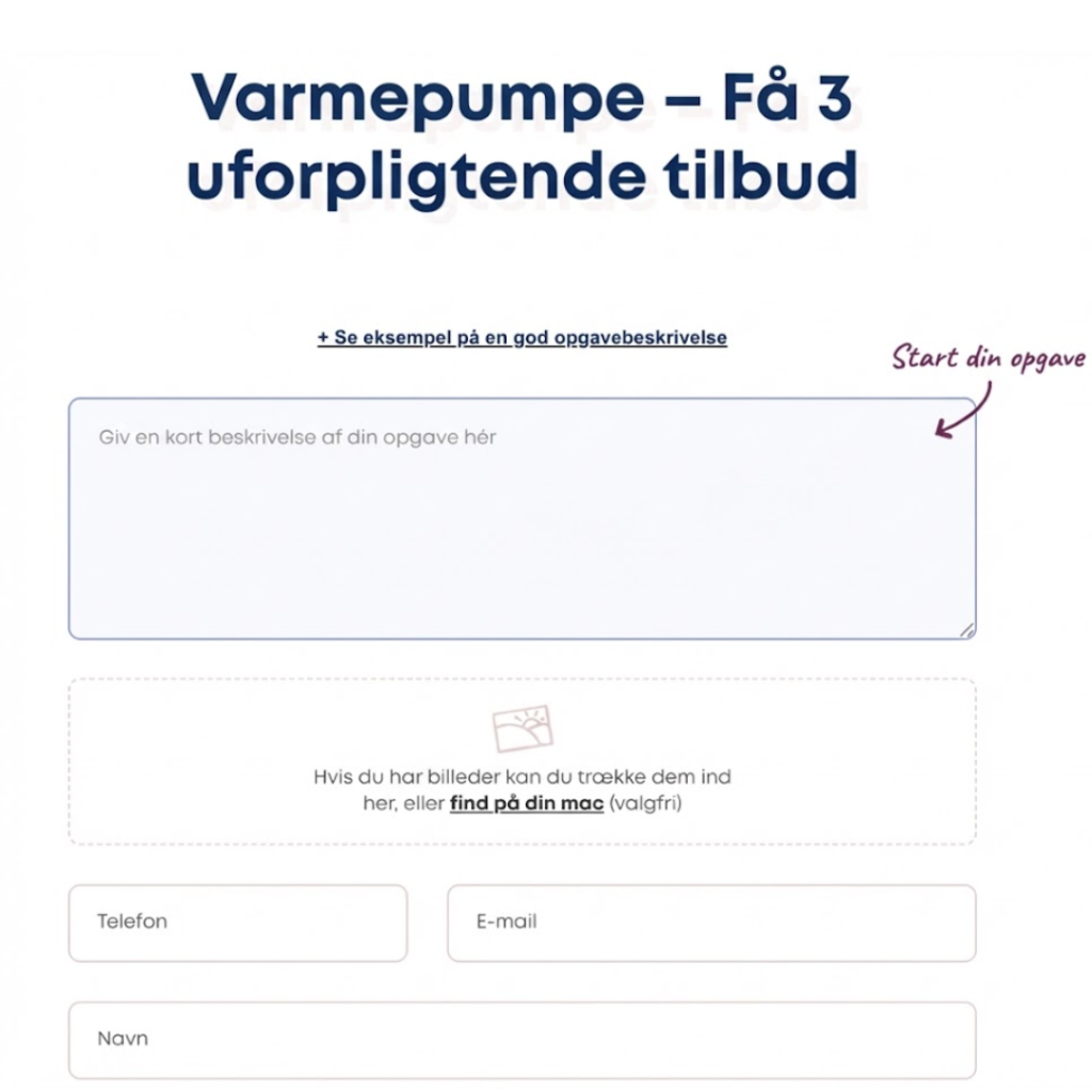 Varmepumpe i skel - Hvad koster det? (Pris i 2026) - Gratis tilbud
